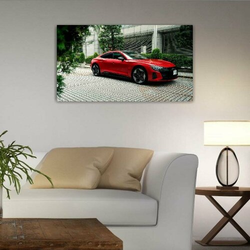 Картина на холсте 60x110 Альянс Лес "Автомобили audi 2021" на подрамнике / интерьер/ декор