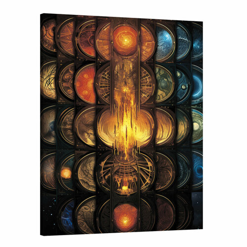 Интерьерная картина 50х70 "Таро: Волшебство карт"