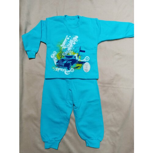 Пижама  РУСЬ, размер 134-68, голубой