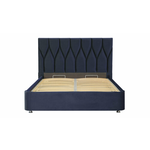 Двуспальная Кровать Alice mini (Элис mini), 160*200, с подъёмным механизмом. Велюр Vip 10