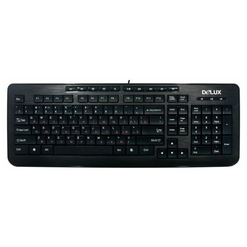 Клавиатура Delux K3100U Black черный