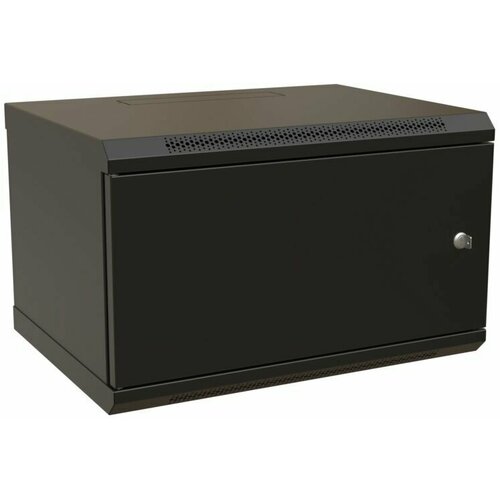 WRline WR-TW-0945-SR-RAL9004 Шкаф настенный 19-дюймовый (19"), 9U, 500x600х450мм, RAL 9004