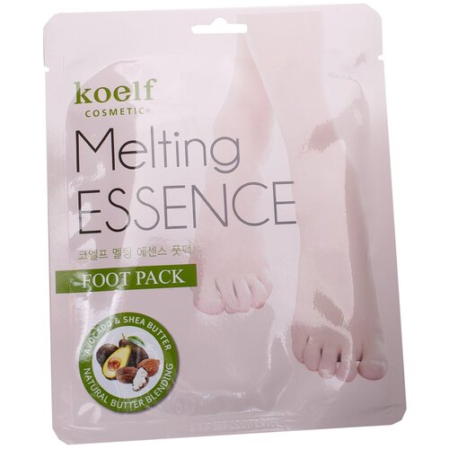 Koelf Смягчающая маска-носочки Melting essence 1 пара, 23 мл, 16 г, 1 уп.