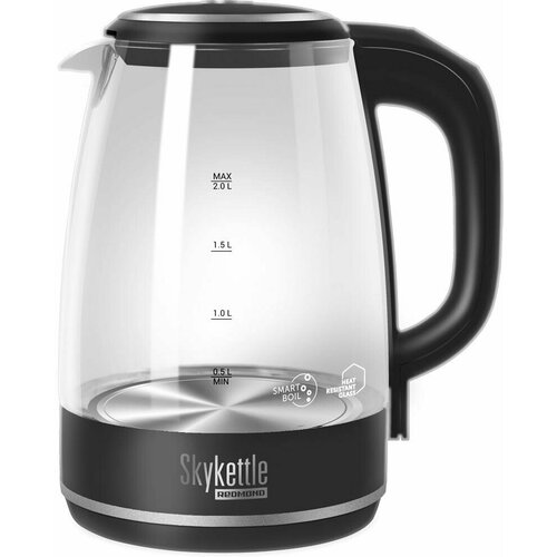 Чайник REDMOND SkyKettle G200S, серебристый/черный
