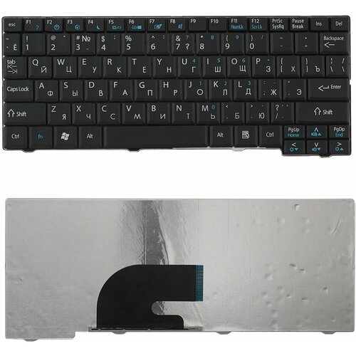 Клавиатура для ноутбука Acer Aspire One 531, A110, D250 черная