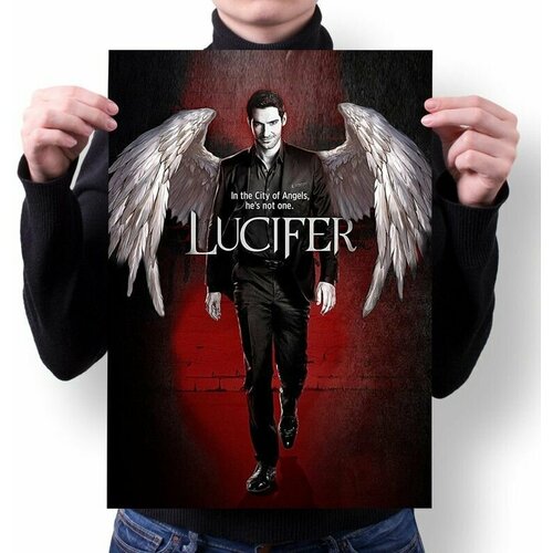 Плакат BUGRIKSHOP А3 принт "Сериал Люцифер, Lucifer" - 0004