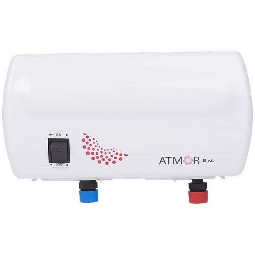 Проточный электрический водонагреватель Atmor Basic 3.5 KW TAP, белый