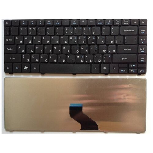 Клавиатура для ноутбука Acer Aspire 3810T черная матовая