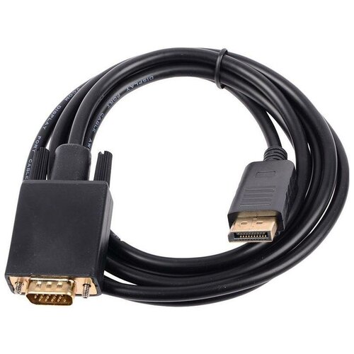 Кабель DisplayPort->VGA Cablexpert CCP-DPM-VGAM-5M 5м 20M/15M черный экран
