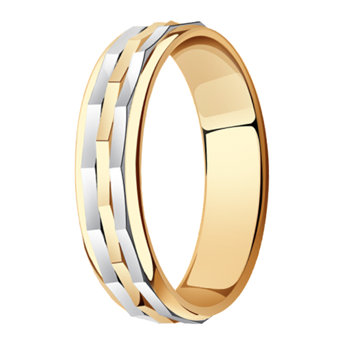 Кольцо обручальное АЛЕКСАНДРА, золото, 585 проба, размер 15