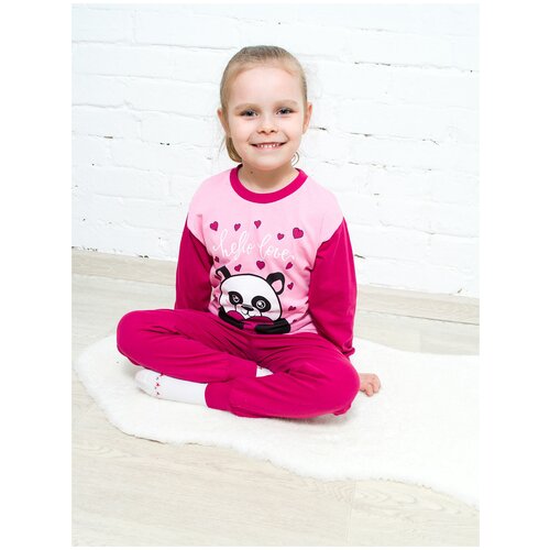 Пижама  РиД - Родители и Дети, размер 86-92, розовый
