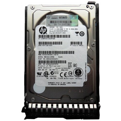 Жесткий диск HP 652611-S21 300GB SAS 2,5" HDD