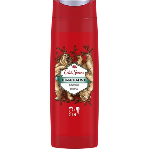 Old Spice Гель для душа и шампунь Bearglove, 400 мл