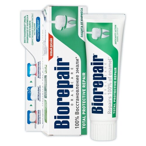 Зубная паста Biorepair Total Protective Repair Комплексная защита, 75 мл