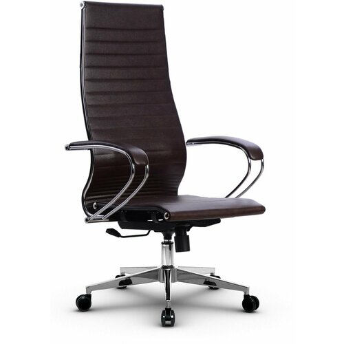 Компьютерное офисное кресло Metta Комплект 8, осн. 004 (17834), Темно-коричневое