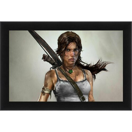 Плакат, постер на бумаге Tomb Raider. Размер 42х60 см