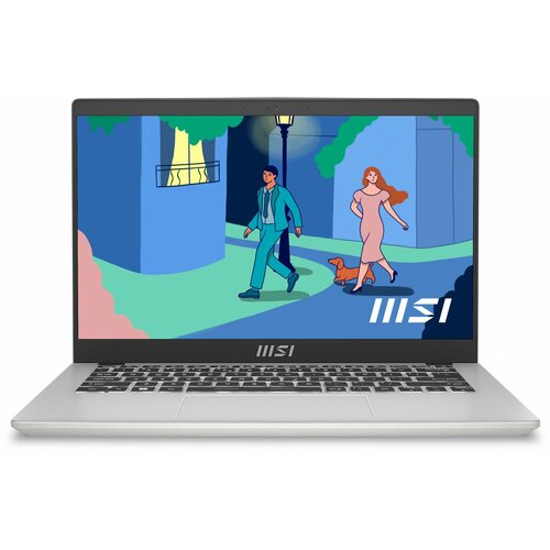 MSI Ноутбук MSI Modern 14 C12MO-1086XRU Core i3 1215U 16Gb SSD512Gb Intel UHD Graphics 14" IPS FHD (1920x1080) Free DOS silver WiFi BT Cam (9S7-14J111-1086) 9S7-14J111-1086