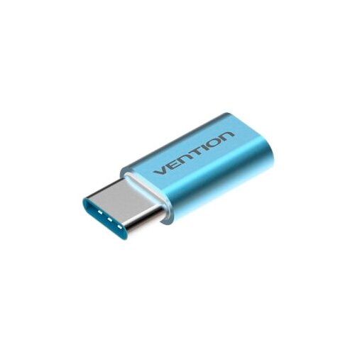 Переходник/адаптер Vention USB Type-C - microUSB (VAS-S10), голубой