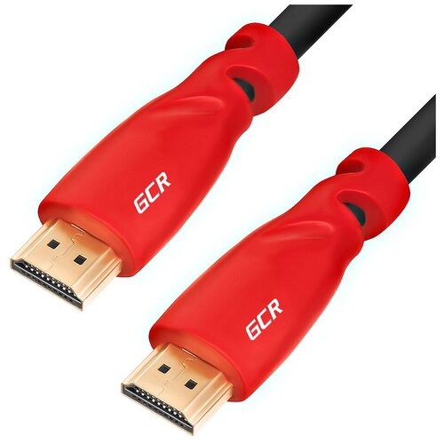 Кабель GCR HDMI - HDMI (GCR-HM3), 1.5 м, 1 шт., красный