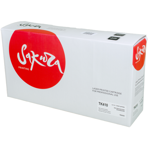 Картридж Sakura TK410 для Kyocera KM-1620/1635/1650/2035/2050/2550, 15000 стр, черный