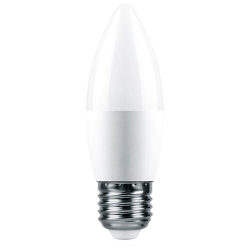Лампа светодиодная Feron LB-1309 38063, E27, C37, 9 Вт, 4000 К