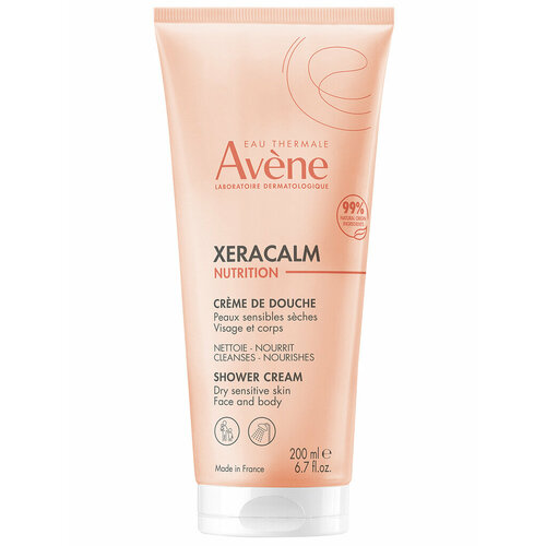 AVENE XERACALM Nutrition Легкий питательный очищающий крем- гель, 200 мл