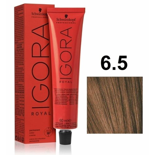 Schwarzkopf Igora Royal Крем-краска для волос 6/5 темно-русый золотой 60мл