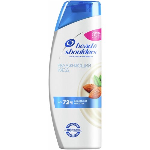 Шампунь Head&Shoulders Увлажняющий уход за кожей головы, против перхоти, 400 мл