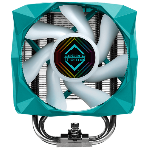 Система охлаждения  для процессора Iceberg Thermal IceSLEET X6, бирюзовый/серый