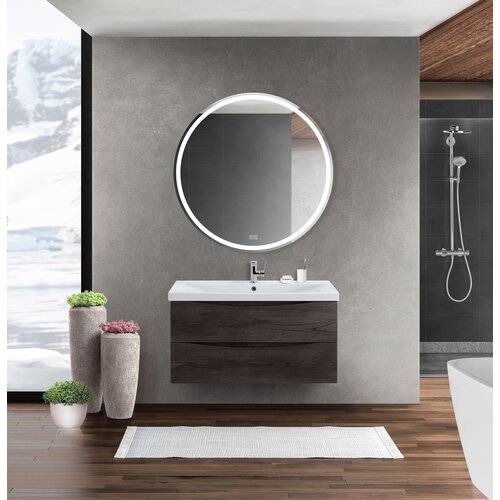 Мебель для ванной подвесная BelBagno MARINO-CER-1000 Rovere Nature Grigio