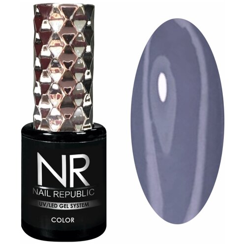 Nail Republic гель-лак для ногтей Color, 10 мл, 10 г, 101 грифельный
