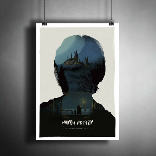 Постер плакат для интерьера "Фильм, книга Дж. К. Роулинг: Гарри Поттер и философский камень. Harry Potter"/ A3 (297 x 420 мм)
