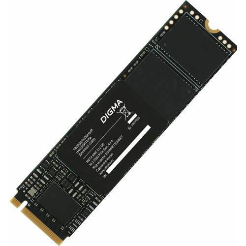 Накопитель SSD Digma PCIe 4.0 x4 512GB DGSM4512GM6ET Meta M6E M.2 2280