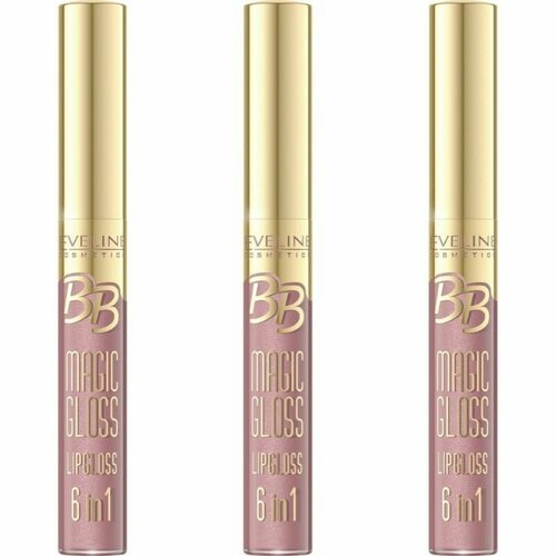 Eveline Cosmetics Блеск для губ bb magic gloss, тон № 359, 9 мл, 3 шт