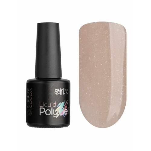 Жидкий полигель Liquid PolyGel, 10мл, М130-91, 12 Shimmer Cocoa, IRISK Professional, 4680379267738