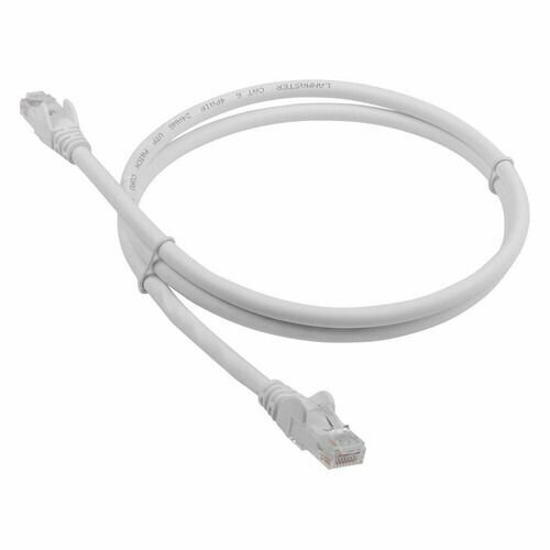 Патч-корд LanMaster вилка RJ-45, вилка RJ-45, кат.6, LSZH, 2м, белый [lan-pc45/u6-2.0-wh]