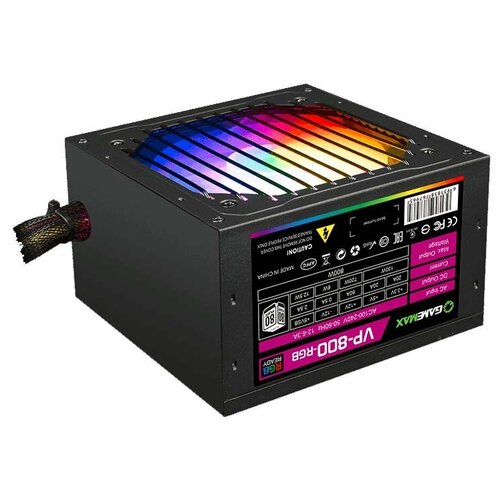 Блок питания GameMax VP-800-RGB 800W черный BOX