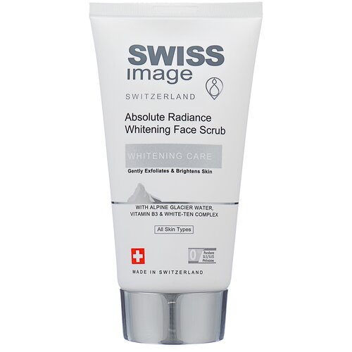 Swiss Image скраб для лица Whitening Care осветляющий, 150 мл