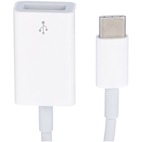 Переходник/адаптер Apple USB - USB Type-C, 0.1 м, 1 шт., белый