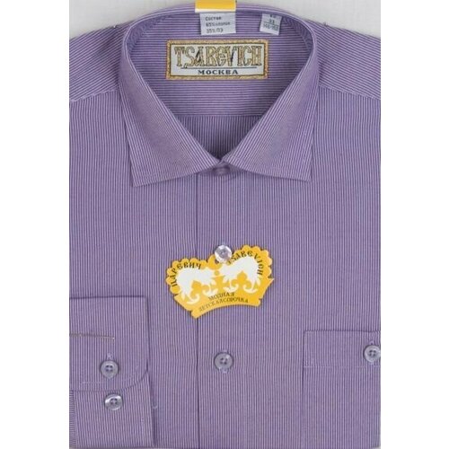 Школьная рубашка Tsarevich, размер 110-116, фиолетовый