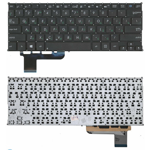Клавиатура для Asus X201E987E, русская, черная