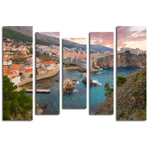 Модульная картина г, Дубровник, Хорватия 108х70 см