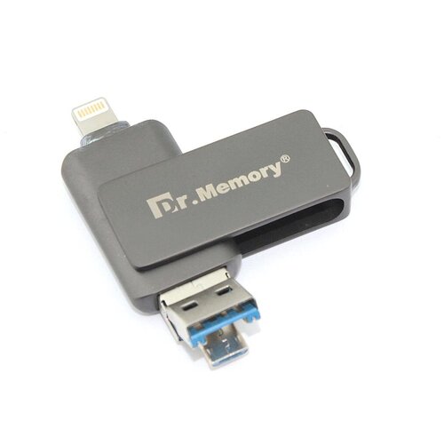 Флешка USB Dr. Memory 051 4Гб, USB 3.0, черный