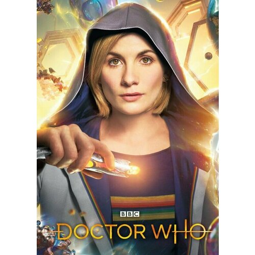 Плакат, постер на холсте Доктор Кто. Doctor Who, сериал. Размер 21 х 30 см