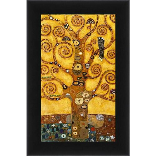 Плакат, постер на холсте Древо жизни. Густав Климт. Размер 21 х 30 см