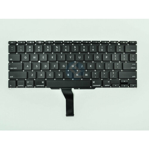 Клавиатура для ноутбука Apple MacBook A1370, A1465 черный, плоский Enter, 2010 год