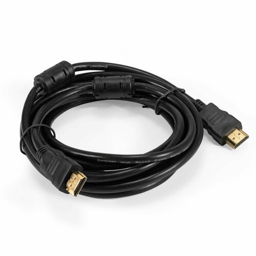 Кабель HDMI ExeGate EX-CC-HDMI-3.0F (19M/19M, 3м, v1.4b, ферритовые кольца, позолоченные контакты) EX294690RUS