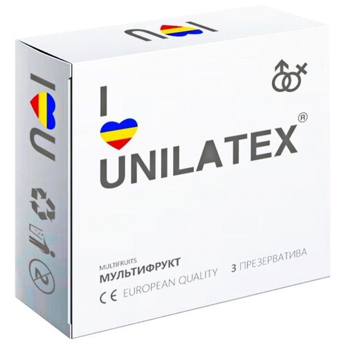 Презервативы Unilatex Multifruits, 3 шт.