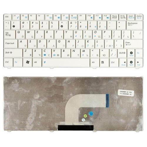 Клавиатура для ноутбука Asus 04GNS61KRU00-1, русская, белая