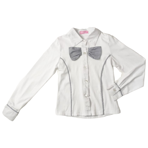 Школьная рубашка TIGAGIRL, размер 128, белый
